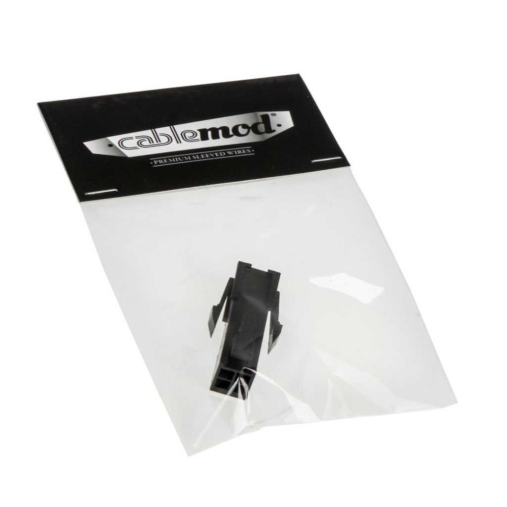 CableMod Connector Pack - 4 pin ATX - Black with Global Shipping