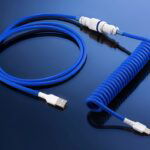 CableMod Pro Coiled Keyboard Cable (Midnight Black, USB A to USB Type C ...