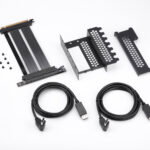 CableMod Vertical PCI-e Bracket - 2 x DisplayPort - BLACK with Global ...