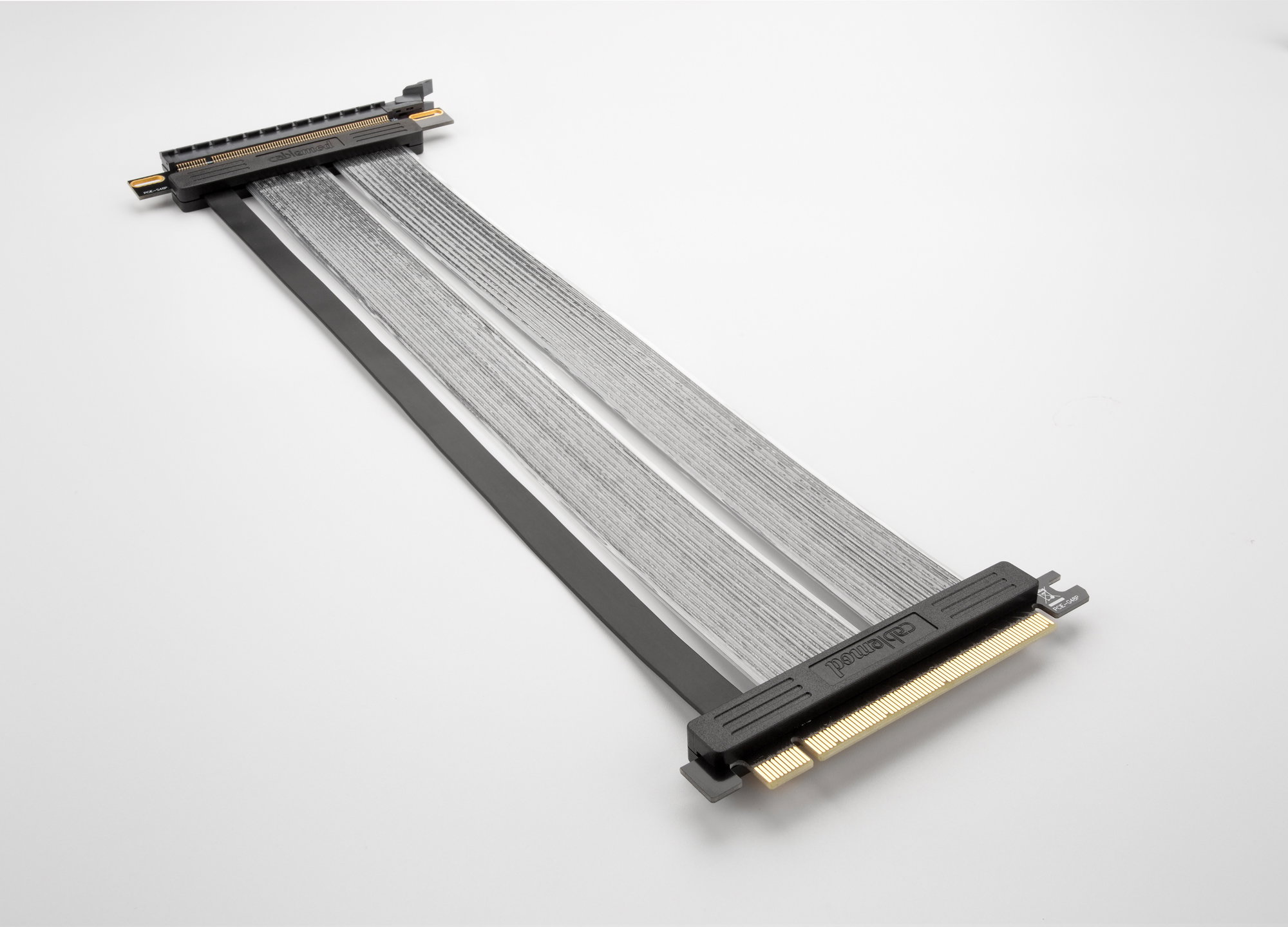 CableMod Straight PCI-e 4.0 Riser Cable (Black, 30cm) with Global Shipping