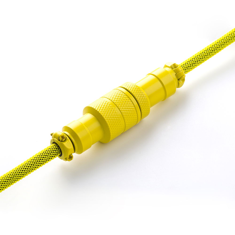 CableMod Pro Coiled Keyboard Cable (Dominator Yellow, USB A to USB Type ...