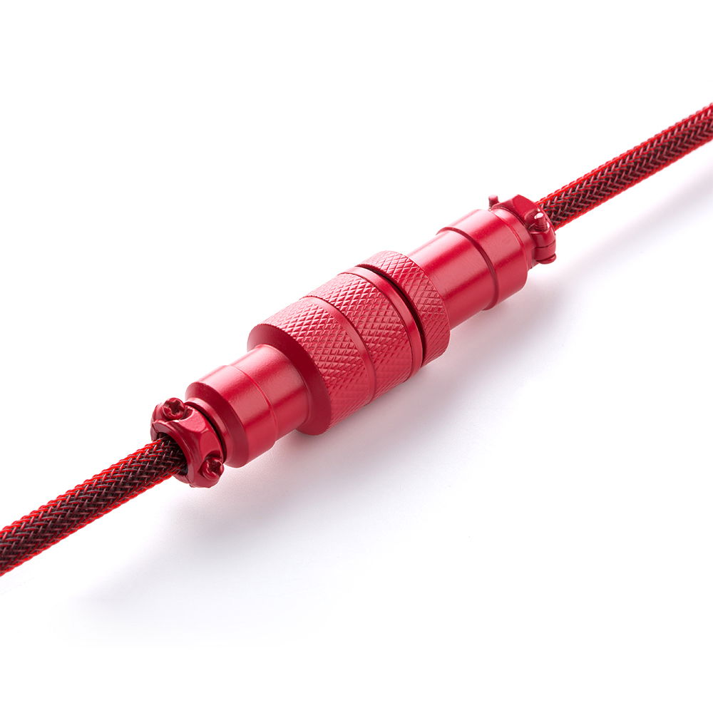 CableMod Pro Coiled Keyboard Cable (Republic Red, USB A to USB Type C ...