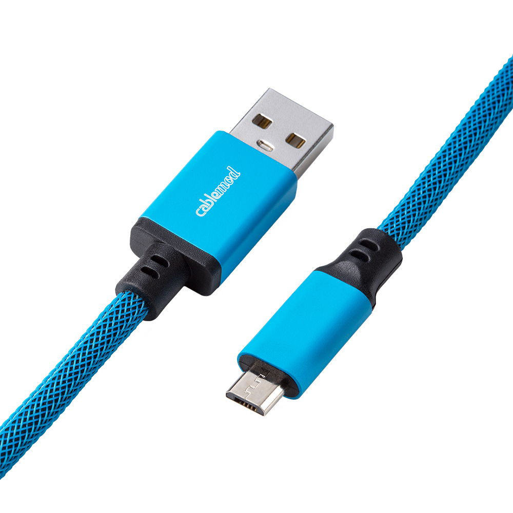 CableMod Pro Straight Keyboard Cable (Spectrum Blue, USB A to USB Type ...