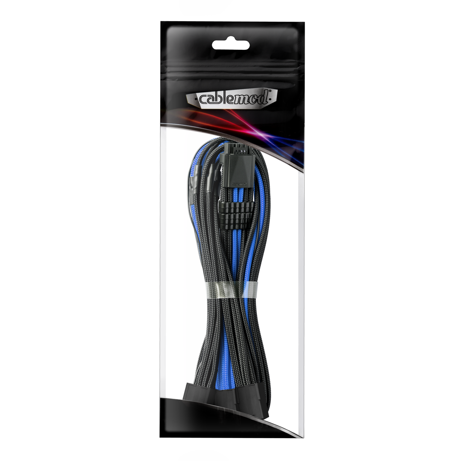 CableMod Pro ModMesh 12VHPWR StealthSense PCI-e Cable Extension (16-pin to Triple 8-pin, 45cm ...