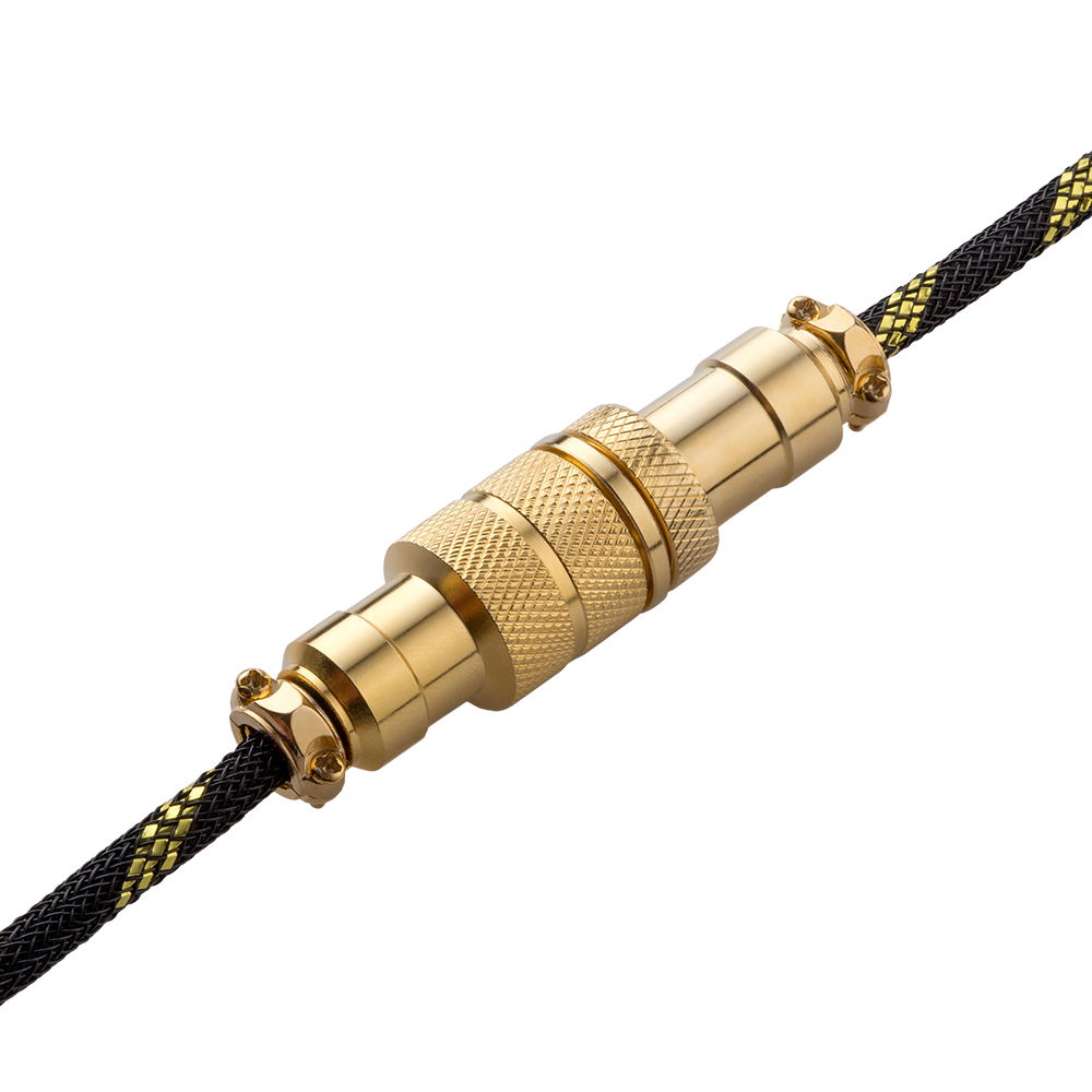 CableMod Pro Coiled Keyboard Cable (Midas Black, USB A to USB Type C ...