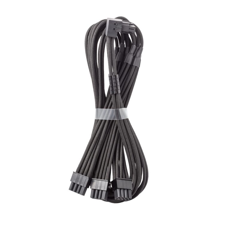 CableMod C-Series Pro ModFlex Sleeved 12V-2x6 12VHPWR 90° StealthSense ...