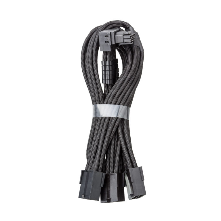 CableMod Pro ModFlex Sleeved 12V-2x6 12VHPWR 90° StealthSense PCIe ...